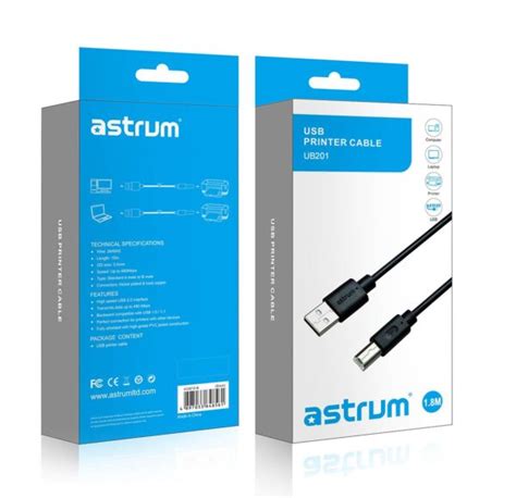 Ub201 Usb 20 Male To Male 18m Printer Cable Experience The Difference