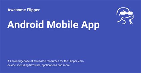 Android Mobile App Awesome Flipper