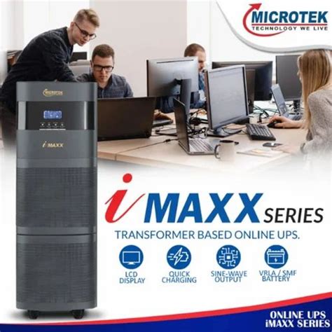 Microtek Online Ups I Max Series 10kva 1ph 1ph 192v Inbuilt Isolation