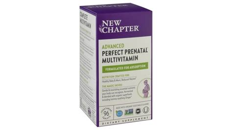 New Chapter Perfect Prenatal Multivitamin Tablets 96 Ct