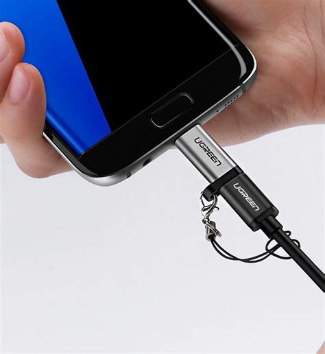 Adaptateur Usb C Femelle Vers Micro Usb Mâle 24a Charge Rapide 480mbps