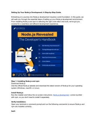 Ppt Setting Up Your Node Js Development Powerpoint Presentation Free