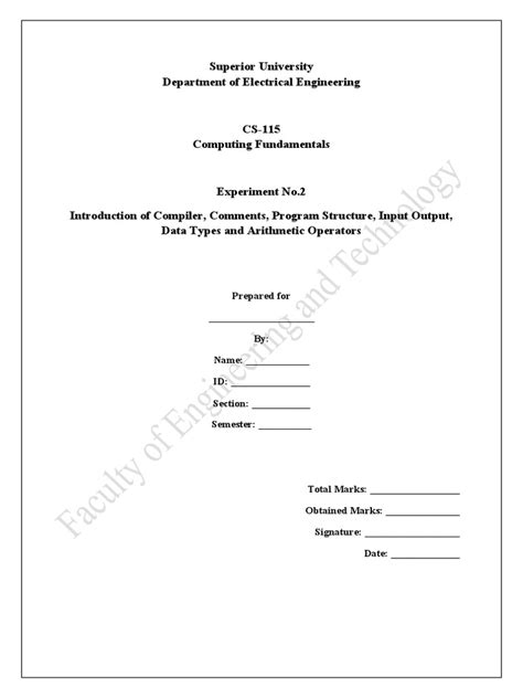 computing fundamentals cs 115 lab 02 pdf computer program