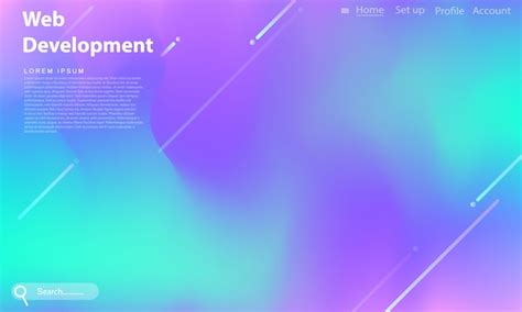 그래픽 디자인 웹에 대 한 추상 파스텔 무지개 그라데이션 배경 생태 개념 프리미엄 벡터