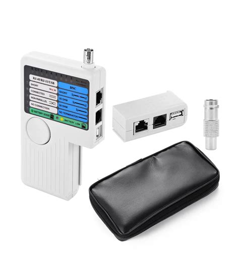 Probador de Cable UTP BNC USB y Telefónico High Full Max HFM C14 Verifica tus Conexiones con