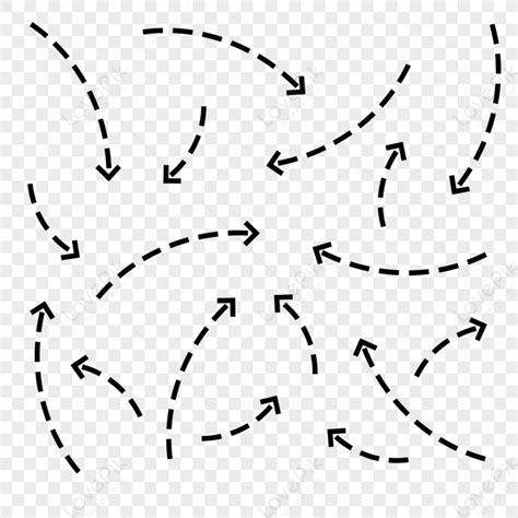 점선 화살표 곡선 화살표 사랑 화살표 원형 화살표 Png 일러스트 무료 다운로드 Lovepik
