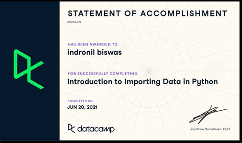 Indronil Biswas On Linkedin Datacamp Jobsearch Pythonjobs Python