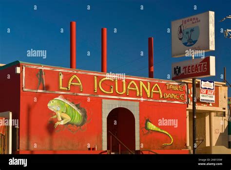 Strip Club At Malecon In San Felipe Baja California Mexico Stock