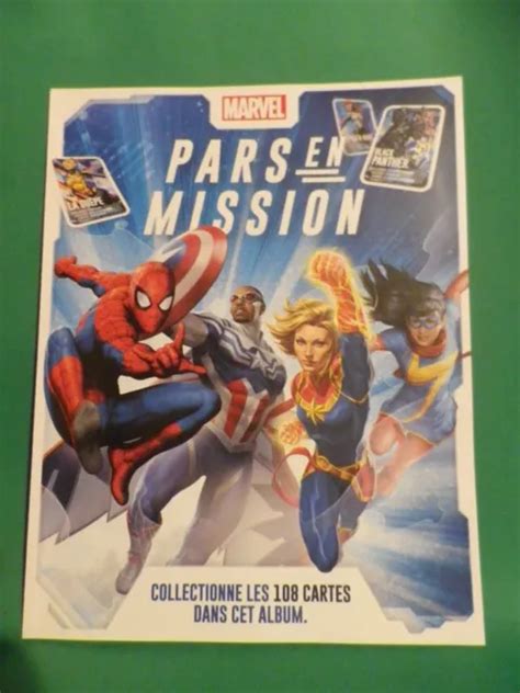 MARVEL LECLERC 2022 Album PARS EN MISSION Collection COMPLETE De