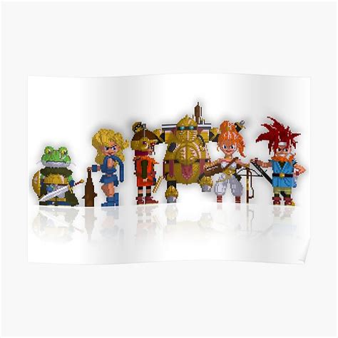 Voxel Chrono Trigger Poster By Lannyii Redbubble