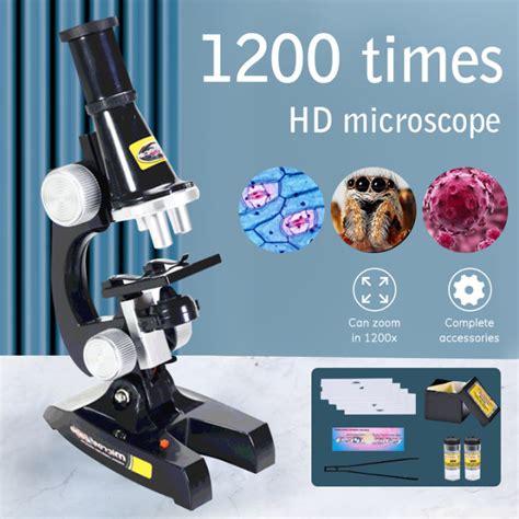 1200x Magnification Basic Microscope Science Discovery Educational
