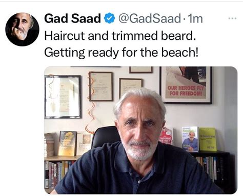 Gad Saad Posted On Linkedin
