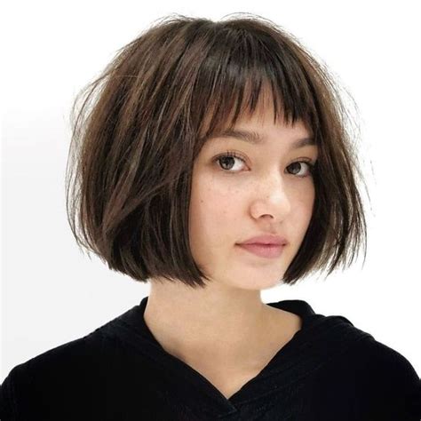 Short Bob With Wispy Bangs