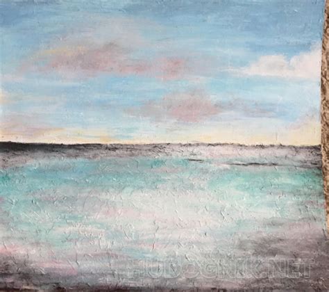 Картина море Размеры 40x35 Цена 1000 рублей Художник Муравитская Александра Сергеевна