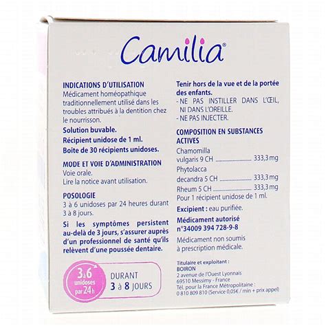 Camilia Boiron - Grande Pharmacie du Forum