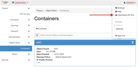 Data Transfers For Openstack Object Storage Grex