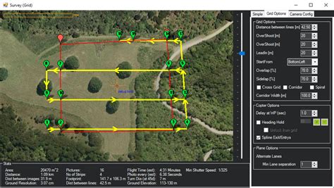 Strange Route For Survey Grid Route Mission Planner ArduPilot Discourse