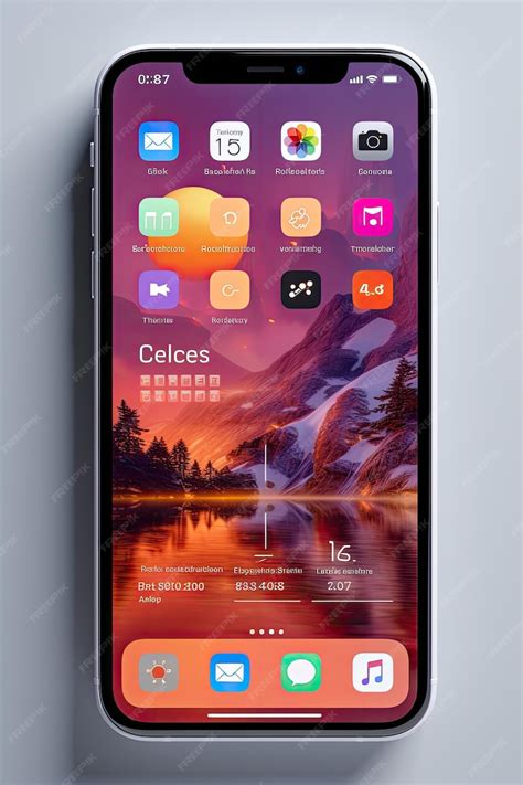 Premium Photo Mobile App Ui Mockup Generate A Sleek And Modern Ui