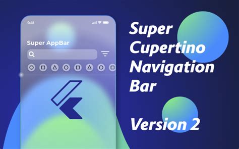 Supercupertinonavigationbar Flutter Package