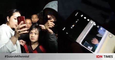 10 Momen Nagita Pakai Filter Anime Untuk Cari Hantu Di Rumah