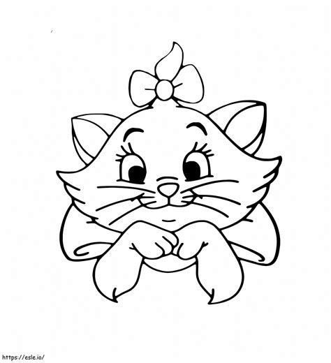 Marie Cat Coloring Pages
