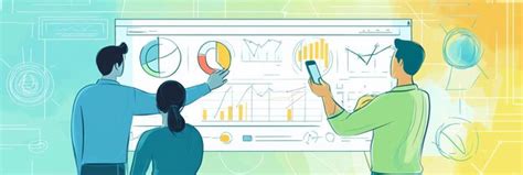 A Team Of Three People Collaborate To Analyze Data And Charts Displayed