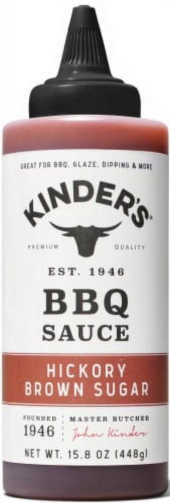 Kinders Hickory Brown Sugar Bbq Sauce Rich Smoke Flavor
