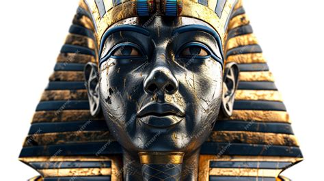 premium photo a mesmerizing 3d rendering of an ancient pharaoh