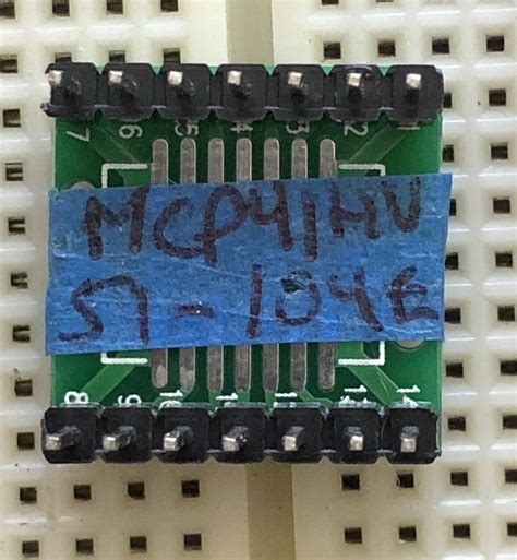Mcp41hvx1 Digital Potentiometer For Arduino 10 Steps With Pictures Instructables