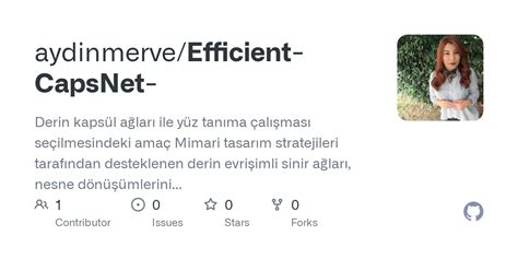 Github Aydinmerve Efficient Capsnet Derin Kaps L A Lar Ile Y Z