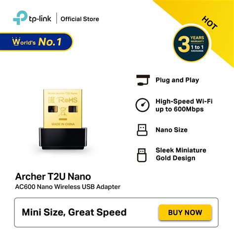 Tp Link Archer T U Nano Size Ac Nano Dual Band Usb Wireless Wifi Adapter Shopee Singapore