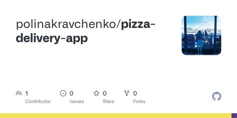 github polinakravchenko pizza delivery app
