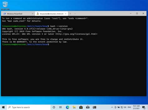 How To Install And Use Bash Linux Shell On Windows 10 Tutorial