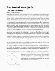 Understanding Bacterial Analysis Colony Counting And Plasmid Course Hero