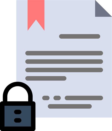 Electronic Signature Contract Digital Document Internet Flat Color Icon Vector Icon Banner