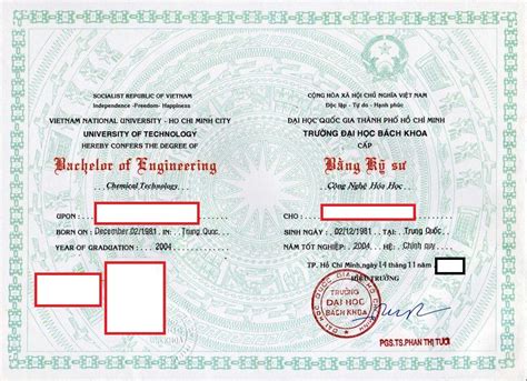 Dịch Mẫu Bằng đại Học Bách Khoa Hà Nội Tiếng Anh Công Ty Dịch Thuật