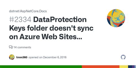 DataProtection Keys Folder Doesn T Sync On Azure Web Sites Distribution