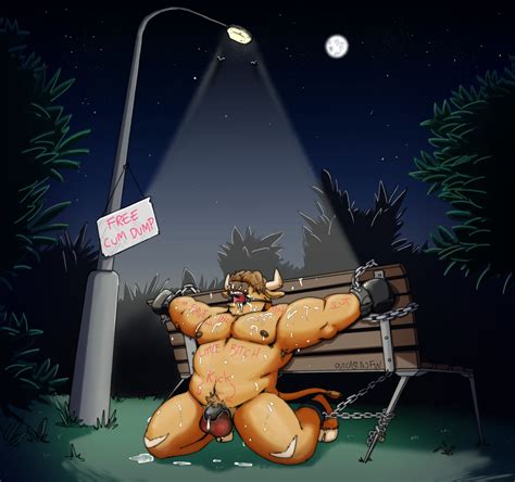 Rule 34 Anthro Balls Body Writing Bound Bovid Bovine Cattle Chastity Cage Chastity Device