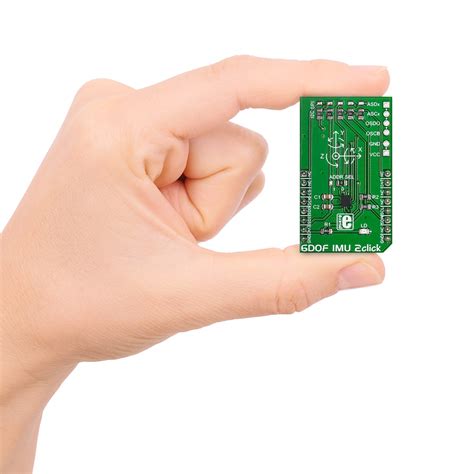6dof imu 2 click bmi160 imu with triaxial accelerometer and gyroscope