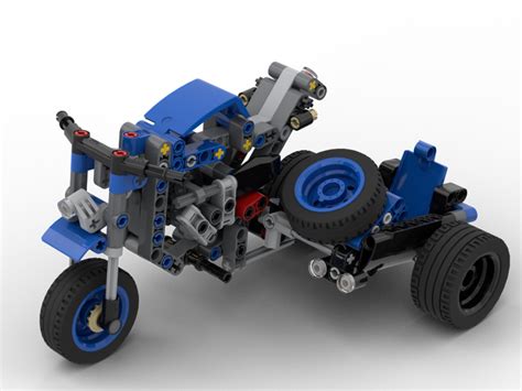 Lego Moc 42164 Motorbike By Hoppepe Rebrickable Build With Lego