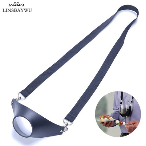Linsbaywu Portable Wine Strap Glass Holder Birthday Cocktail Party