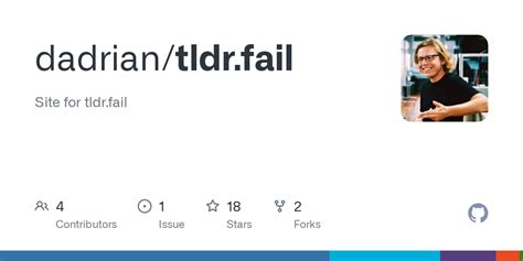 Github Dadriantldrfail Site For Tldrfail