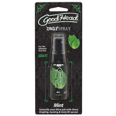 Goodhead Tingle Spray Oral Sex Blow Job Lube Mint 1oz Sex Aids Sex