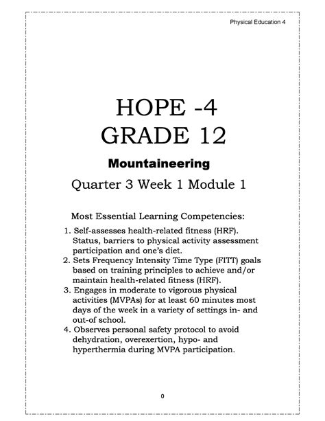 Pe Lecture Notes 1 Bsed English Pangsu Studocu