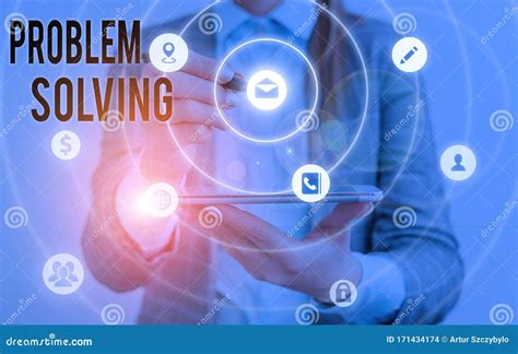 Writing Note Showing Problem Solving Business Photo Showcasing Process Of Finding Solutions To