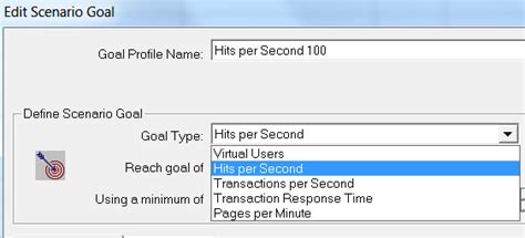 loadrunner goal oriented scenario