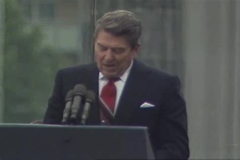 President Ronald Reagans Speech Berlin Wall Editorial Video
