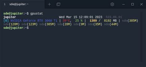 Gpustat Query And Monitor GPU Status LinuxLinks