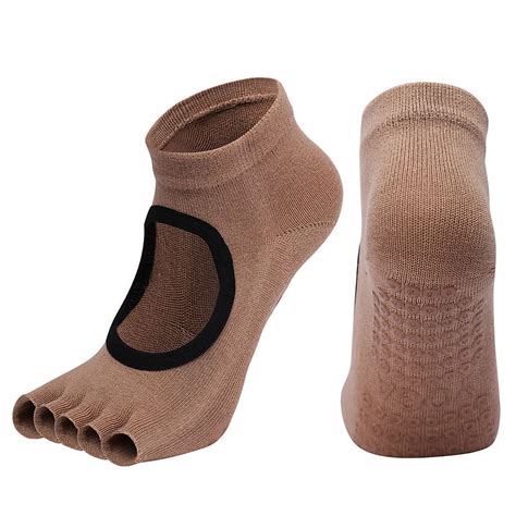 Wowstyle Toeless Non Slip Grip Socks Cotton Socks For Yoga Barre