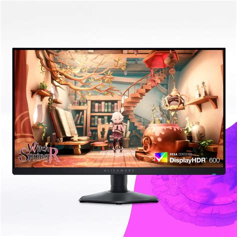Alienware AW2724DM Gaming Monitor - 27" QHD 180Hz w Overclock, AMD Fre